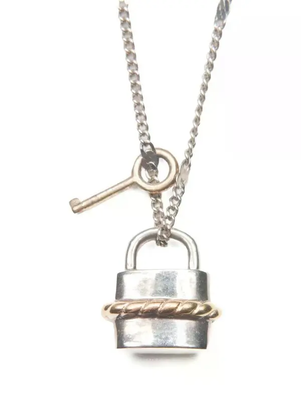 Chloé 2000s Padlock Necklace
