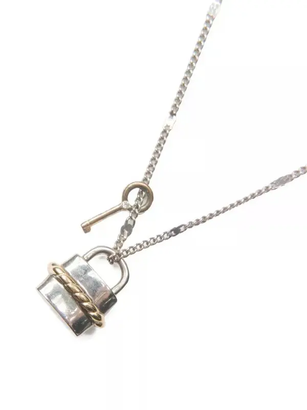 Chloé 2000s Padlock Necklace