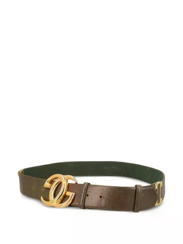 Gucci Leather Bucket Belt - Brown