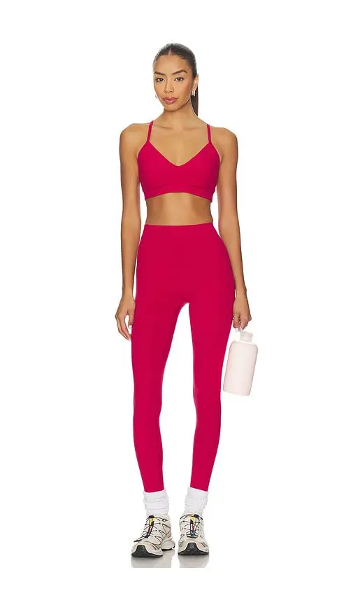 Year Of Ours Studio V Bralette In Red