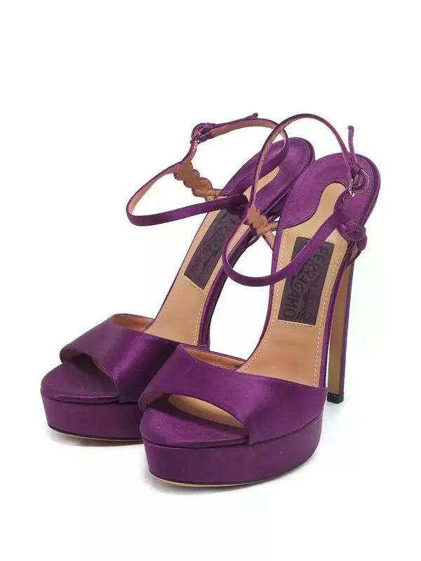 FERRAGAMO 100mm Satin Sandals