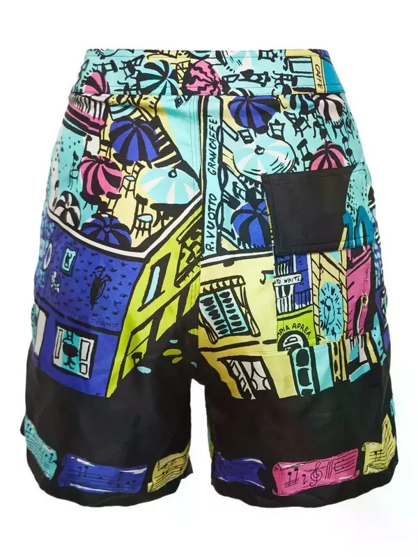 Emilio Pucci Printed Silk Shorts