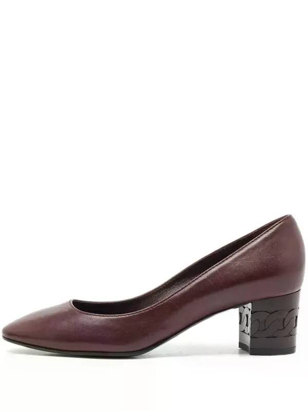 Casadei 55mm Block-heel Pumps