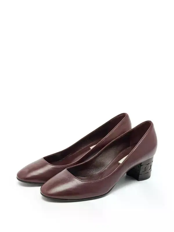 Casadei 55mm Block-heel Pumps