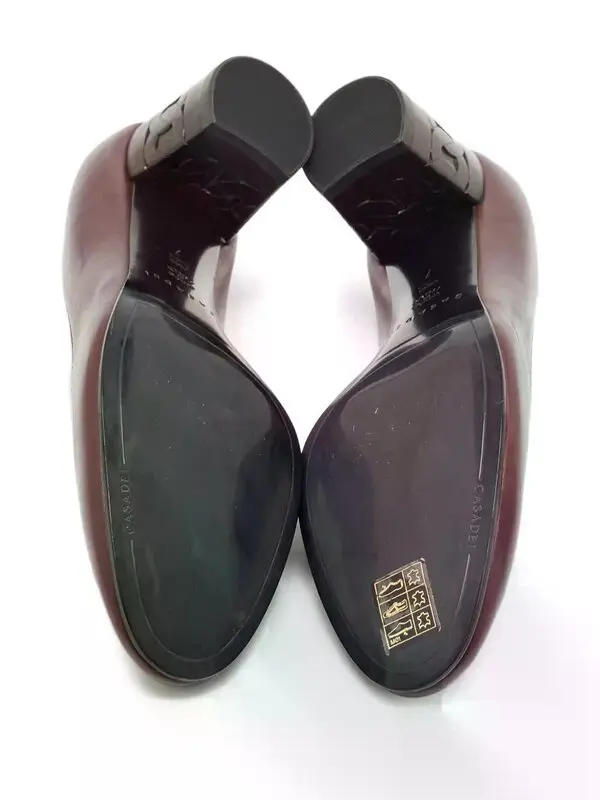 Casadei 55mm Block-heel Pumps