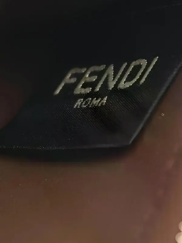 Fendi 2020s Ff Diamonds Zip Card Holder
