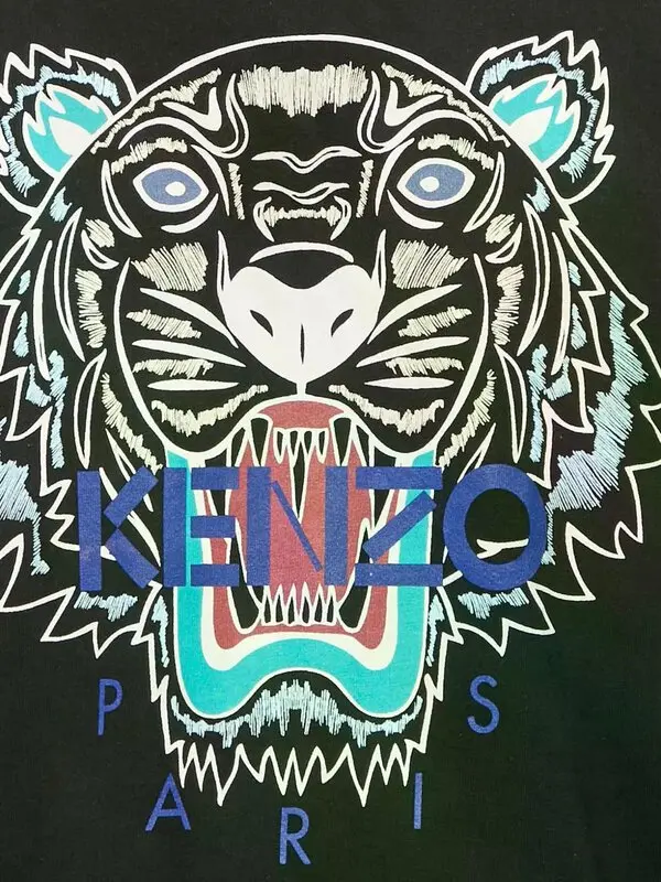 Kenzo Tiger Head T-shirt - Black