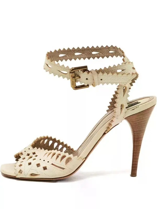 Etro 100mm Cut-out Sandals - Neutrals