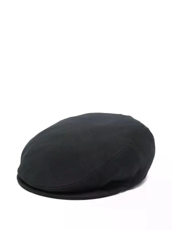Giorgio Armani 1990s Textured Beret - Black