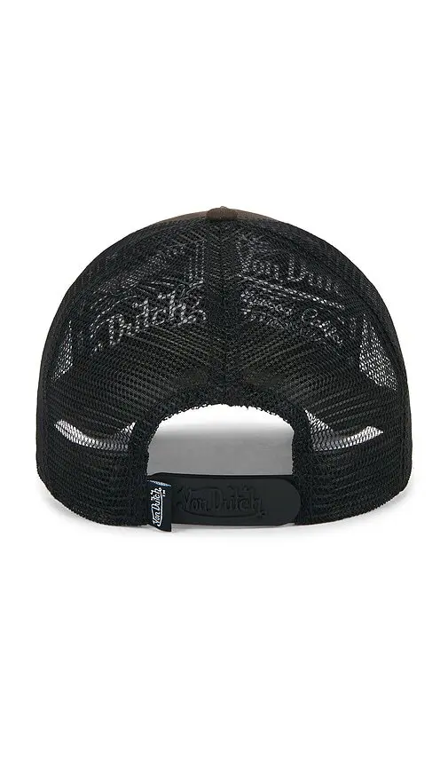 VON DUTCH Over Flow Trucker Hat - Black