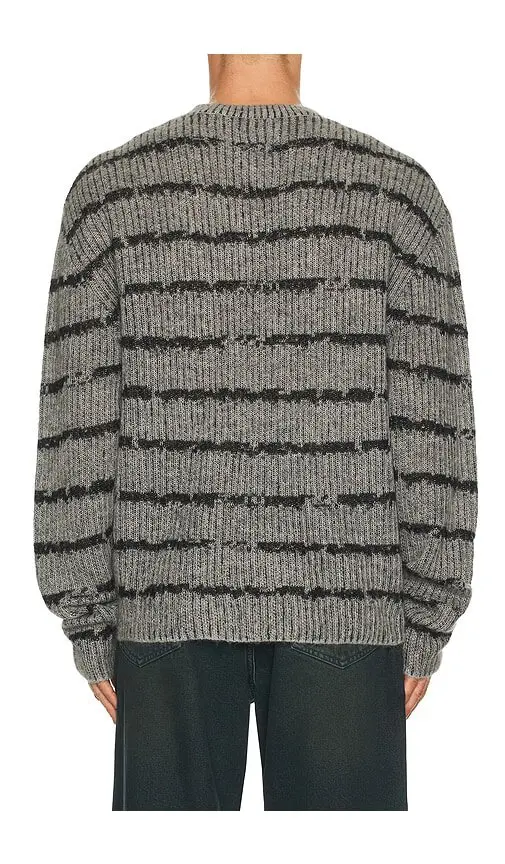 ALLSAINTS Dissolved Crew Neck Sweater