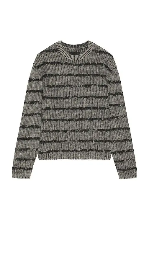 ALLSAINTS Dissolved Crew Neck Sweater