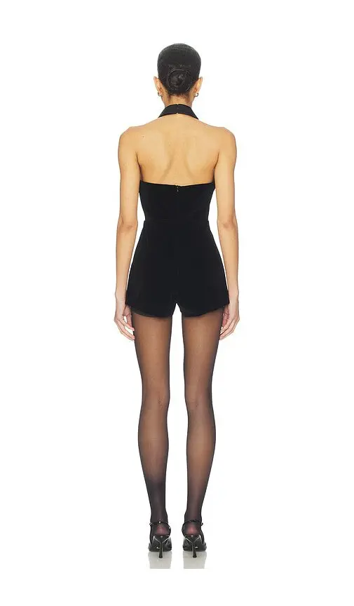 ALL THE WAYS Jemma Velvet Romper