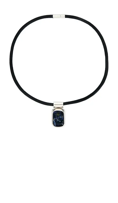 Shashi Clementine Cord Necklace - Blue
