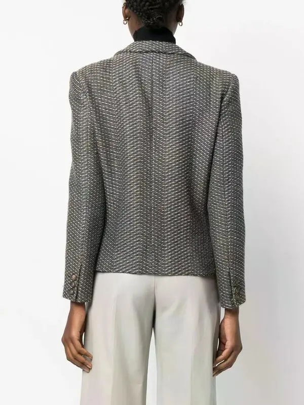Giorgio Armani 1990s Bouclé Double-breasted Jacket