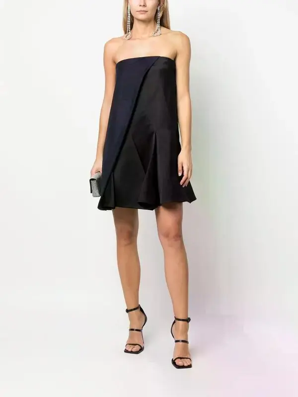 Dior 2010s Panelled Strapless Dress