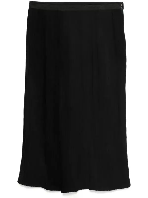 Dior 1970s Wool Midi Skirt