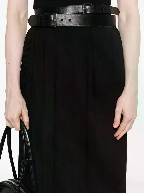 Dior 1970s Wool Midi Skirt
