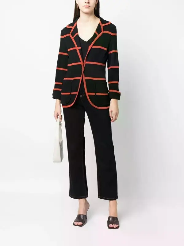 Saint Laurent Pre-owned 1970s Striped Blazer