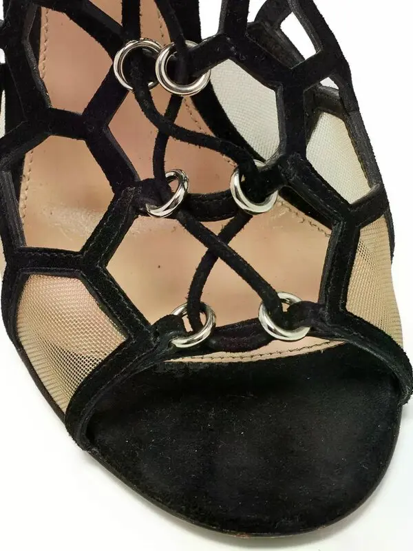 GIANVITO ROSSI 100mm Cut-out Sandals