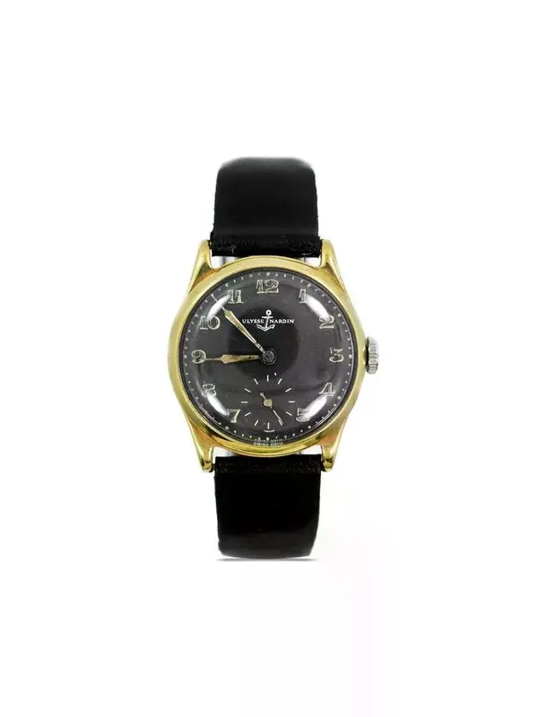 ULYSSE NARDIN 1960s Automatic Round Arabic Dial Timepiece - Black