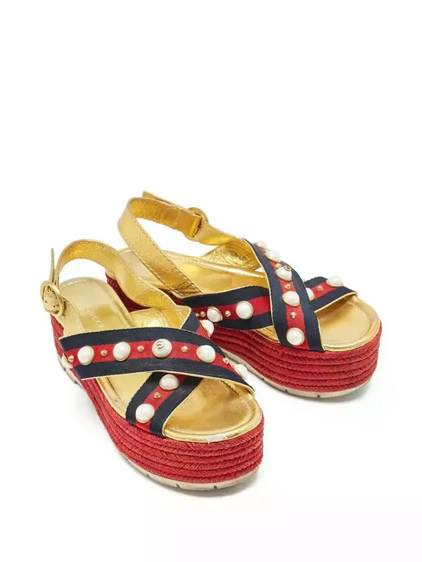 Gucci 60mm Stud-embellished Sandals