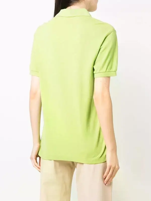 Celine 1990s Logo Embroidered Polo Shirt