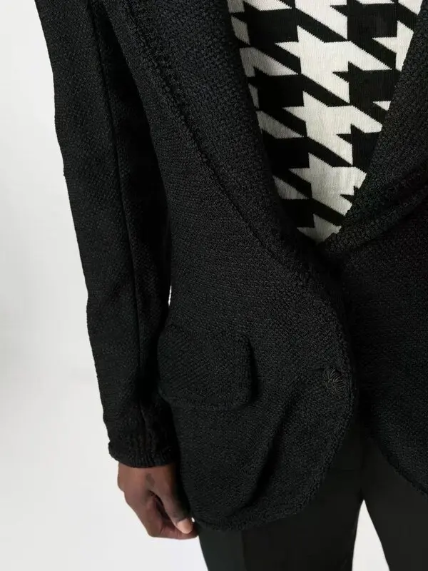 John Galliano 1990s Crochet Knit Blazer