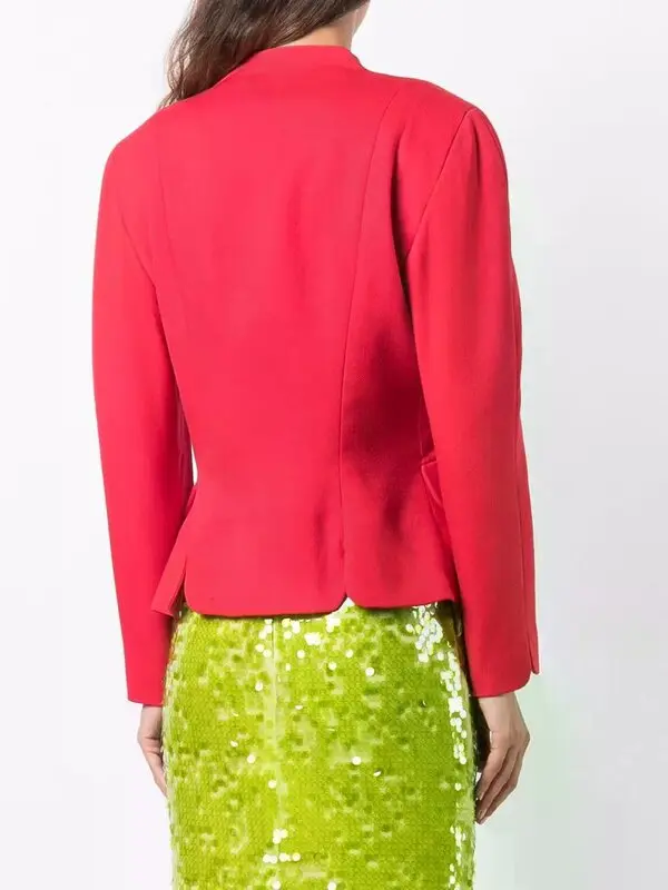A.N.G.E.L.O. VINTAGE CULT 1980s Sculpted Neckline Buttoned Blazer