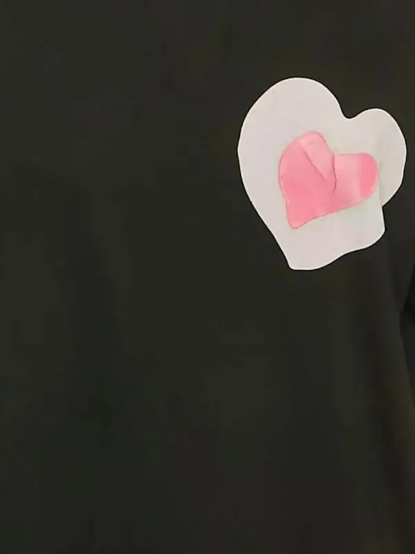 Emporio Armani Heart Appliqué Cotton T-shirt
