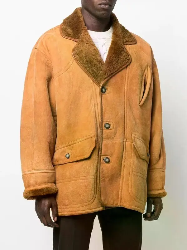 A.N.G.E.L.O. VINTAGE CULT 1980s Shearling-lined Leather Jacket