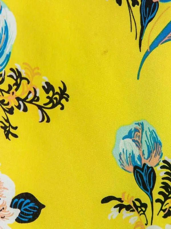 Diane Von Furstenberg Vintage Floral-print Sleeveless Top
