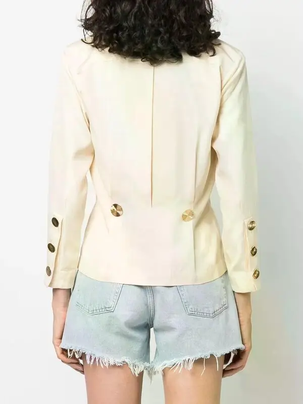 Saint Laurent 1980s Double-breasted Cropped Jacket