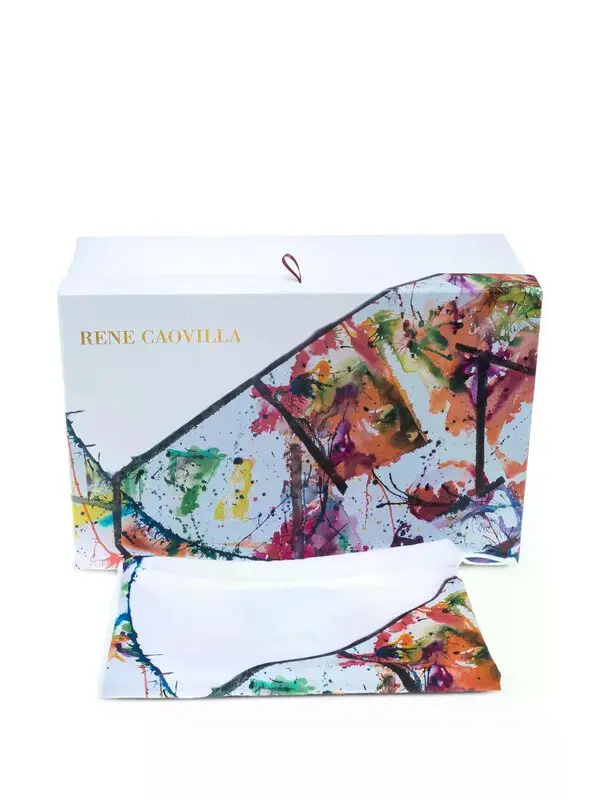 Rene Caovilla Frida Kahlo Print Shoe Box