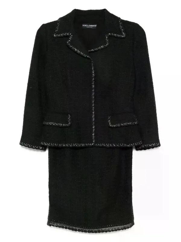Dolce & Gabbana Tweed Suit Skirt
