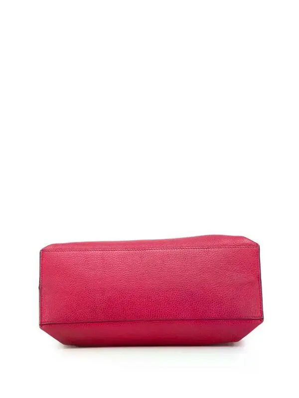Gucci Leather Bamboo Daily Satchel - Pink