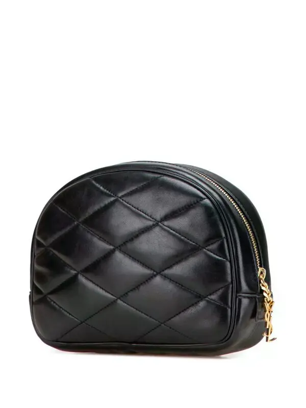 Saint Laurent 2021 Quilted Lambskin Lolita Cosmetics Pouch - Black