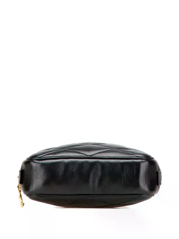 Saint Laurent 2021 Quilted Lambskin Lolita Cosmetics Pouch - Black