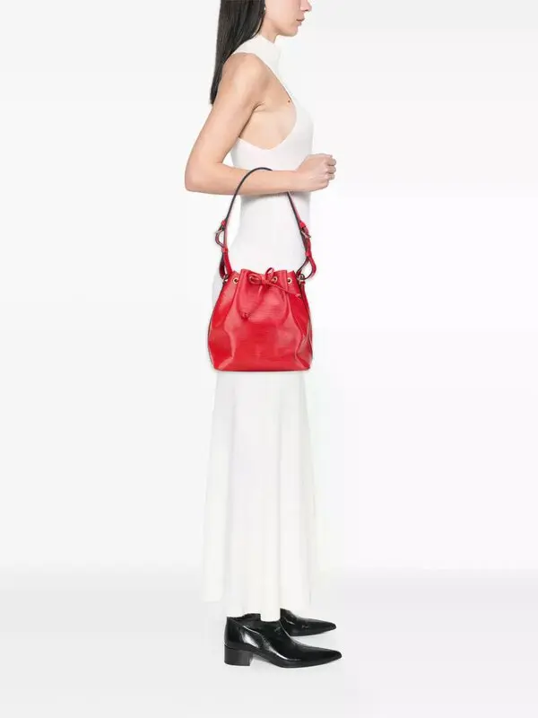 LOUIS VUITTON 1994 Epi Petit Noe Bucket Bag - Red