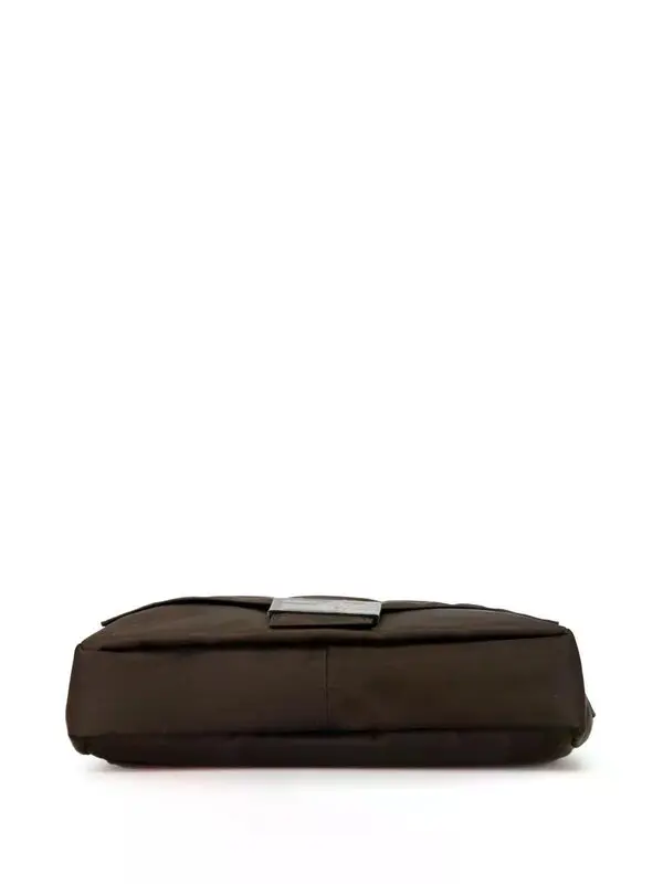 Fendi Large Econyl Nylon Baguette Satchel