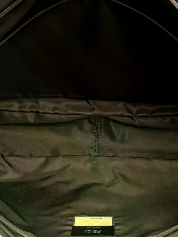 Fendi Large Econyl Nylon Baguette Satchel