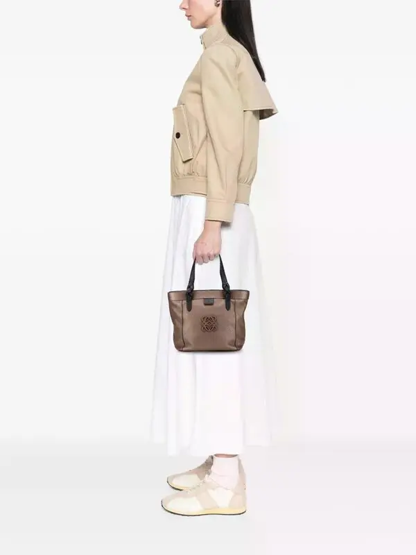 Loewe Anagram Leather Fusta Tote Bag