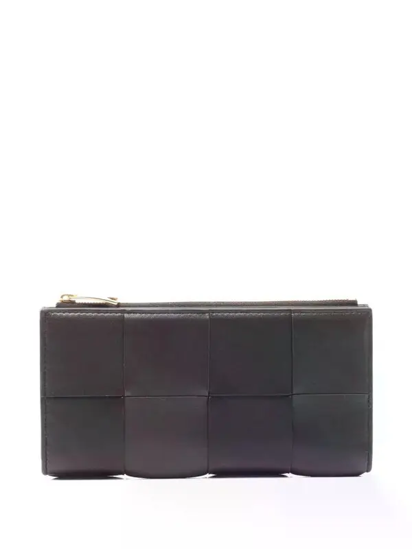 Bottega Veneta 2021 Intrecciato Bifold Wallet - Brown