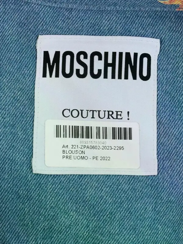 Moschino Printed Shirt Jacket