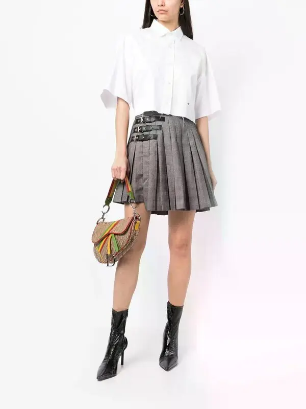 Dior 2004 Rasta Trotter Saddle Shoulder Bag - Brown