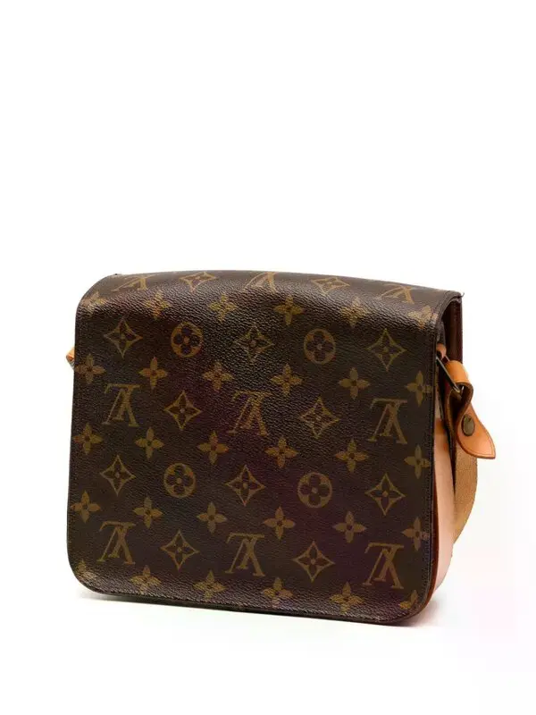 LOUIS VUITTON 1990 Monogram Cartouchiere Mm Crossbody Bag
