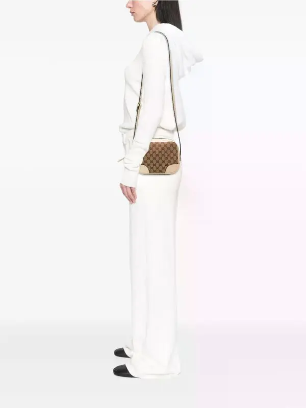 Gucci Gg Canvas Bree Crossbody Bag - Brown