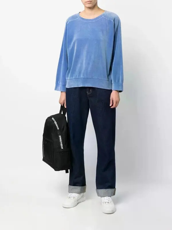 Giorgio Armani 1980s Plush-textured Sweatshirt
