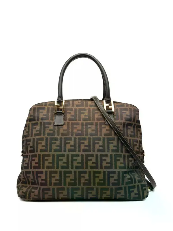 Fendi 20th Century Zucca Canvas Satchel