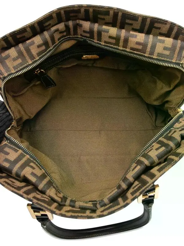 Fendi 20th Century Zucca Canvas Satchel
